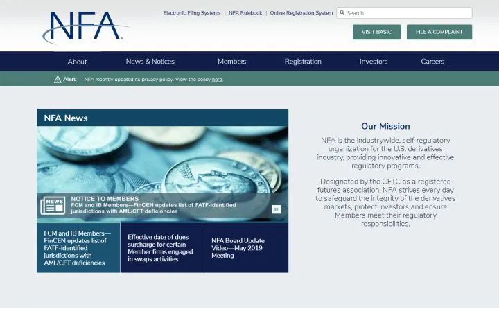 金融牌照 | 美国NFA — 外汇及大宗期货入门级牌照 - 中界海外